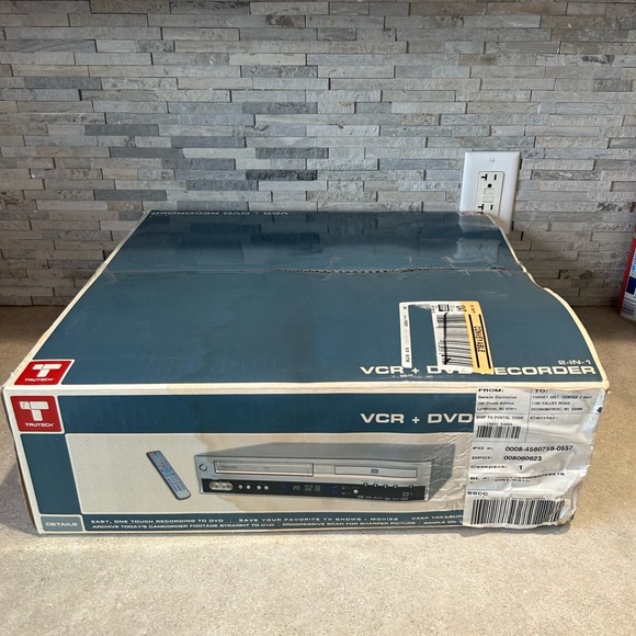 Trutech | Other | Trutech Dvd Vhs Combo Player Sealed Brand New In Box ...
